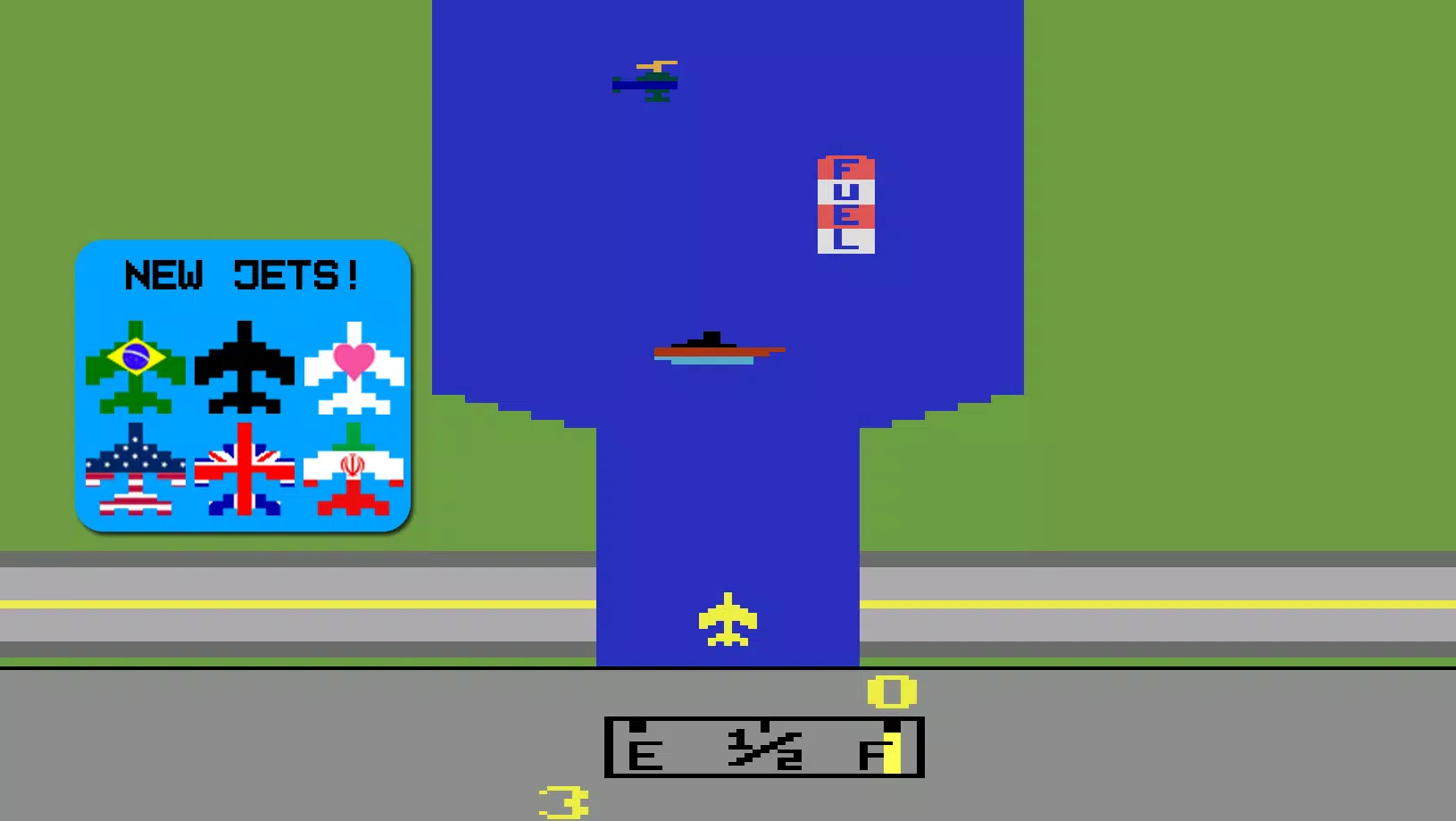 River Raid: aventura e desafio no Atari 2600