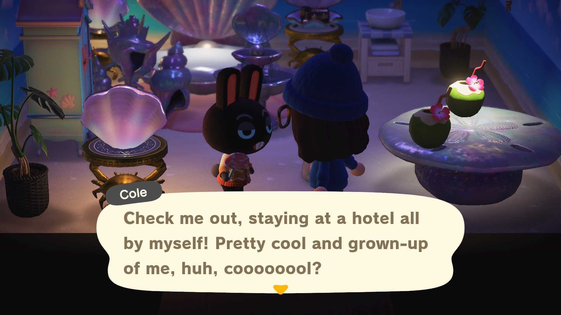 Visitantes do hotel em Animal Crossing não podem se mudar para sua ilha